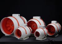 China Two Speed Ventilation Centrifugal Inline Duct Fans Mixed Flow Silent Weatherproof for sale
