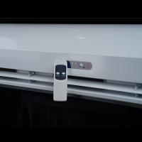 China Remote Control Metal Sleek White Air Curtain For Double Door for sale