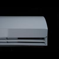 China Powerful Wind Centrifugal Remote-Controlled Sleek White Air Curtain For Dual Doors for sale