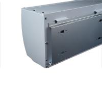 China Sleek White Double Door Air Curtain With Remote Control And Metal Housing for sale