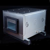 China Powerful Smoke Exhaust Commercial Ventilation Centrifugal Water Curtain Cooling Wind Cabinet for sale