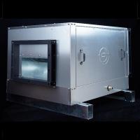 China Powerful Smoke Exhaust Commercial Ventilation Centrifugal Water Curtain Cooling Wind Cabinet for sale