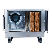 China Powerful Smoke Exhaust With Centrifugal Water Curtain Cooling Wind Cabinet Advanced Commercial Ventilation System for sale
