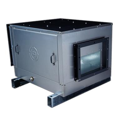China Low Noise Durable Air Cabinet Water Cooling Commercial Box Centrifugal Fan Industrial Ducted Kitchen Exhaust Air Supply for sale