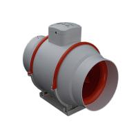 China 220V Axial In-Line Bathroom Ventilation Fan Boost For Enhanced Hotel Exhaust Systems for sale