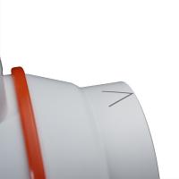 China Enhanced Toilet Ventilation With Plastic Mixed-Flow Inline Duct Fans For Efficient Extraction And Exhaust for sale