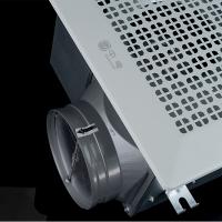 China Innovative Inline Duct Fans with Adjustable Mounting Brackets and Backdraft Damper for Enhanced Safety for sale