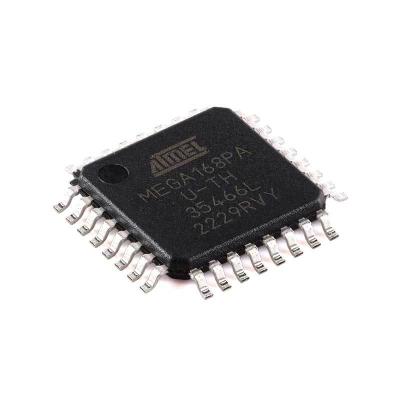 China Atmel 8 Bit MCU Microcontroller Unit 16 32KBytes Programmable Flash ATMEGA168PA-AU for sale