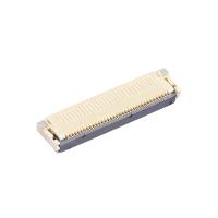 China XF2M-4015-1A FFC & FPC Connector with 0.5 mm Pitch 40 Position Right Angle SMT Board Mount for sale