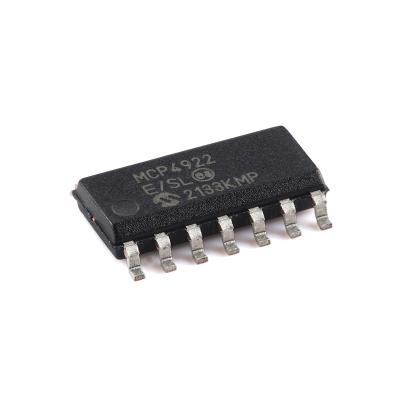 China MCP4922-E/SL 8/10/12-Bit Dual Voltage Output Digital-to-Analog Converterwith SPI Interface for sale