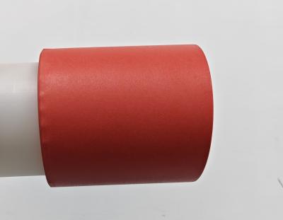 China Red High Adhesion Easy Tear Silicone Masking Tape For Professional Painting 200um±20um for sale