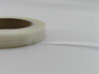 China PET Fiber Tape with Hot Melt Adhesive for Heavy-Duty Reinforcement and Sealing for sale