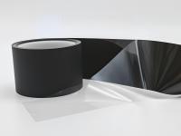 China Matte Black PET Tape With Acrylic Adhesive For Lamination And Protection for sale