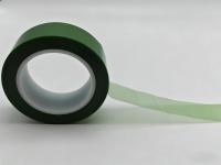 China Grass Green PET Tape With Residue Free Removal And 180C Heat Resistance for sale