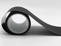 China Matte Black PET Tape with 100μm Thickness and Acrylic Adhesive for High-Precision Lamination for sale