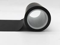 China Matte Black PET Tape with 10μm Thickness and Acrylic Adhesive for High-Precision Lamination for sale