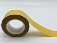 China Yellow 100um Thickness PET 2 Double Sided Tape With Acrylic Adhesive for sale