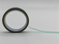 China Green PET Silicone Tape 100µm Thickness Residue-Free Removal for Electrical Insulation for sale