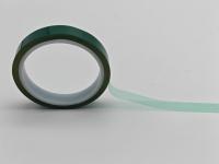 China Green PET Silicone Tape 100µm Thickness Residue-Free Removal for Electrical Insulation for sale