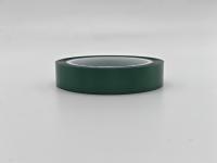 China Green 75µm Thickness PET Tape with Silicone Adhesive for Residue-Free Removal for sale