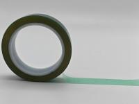 China Green 75µm Thickness PET Tape with Silicone Adhesive for Residue-Free Removal for sale