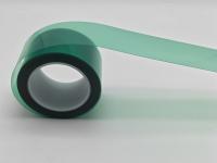 China Green 150µm Thickness PET Tape with  Residue-Free Removal Silicone Adhesive for sale