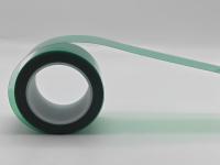 China Green 150µm Thickness PET Tape with  Residue-Free Removal Silicone Adhesive for sale