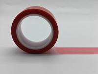 China Heat Resistant Red PET Tape with Residue-Free Removal for High-Temperature Applications for sale