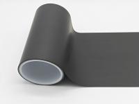 China Matte Black PET Tape with 30μm Thickness and Acrylic Adhesive for High-Precision Lamination for sale