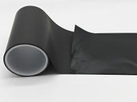 China Matte Black PET Tape with 30μm Thickness and Acrylic Adhesive for High-Precision Lamination for sale