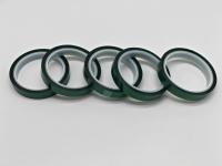 China Green PET Silicone Tape With 50um Thickness For Residue Free Removal for sale
