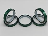 China Green PET Silicone Tape With 50um Thickness For Residue Free Removal for sale