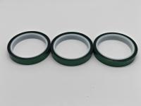 China Green PET Silicone Tape With 50um Thickness For Residue Free Removal for sale