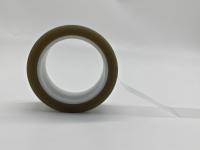 China 55um Thickness Transparent PET High Temperature Tape Silicone For Residue Free Removal for sale