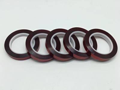 China Heat Resistant Red PET Tape with Residue-Free Removal for High-Temperature Applications for sale
