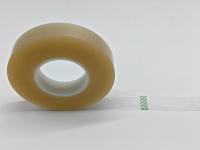 China Silicone Transparent PET Double Sided Adhesive Tape For LCD Glass Silicone Bonding for sale
