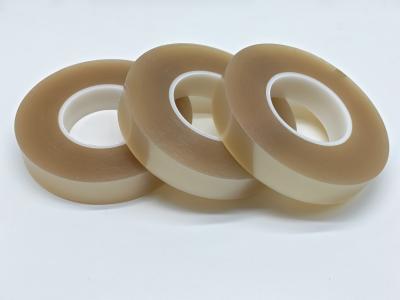 China Transparent Silicone PET Heat Resistant Double Sided Tape For LCD Glass Silicone Bonding for sale