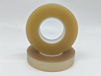 China Transparent Silicone PET Heat Resistant Double Sided Tape For LCD Glass Silicone Bonding for sale