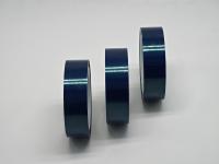 China 55um±5um Dark Blue Silicone PET Tape For LCD Protection High Temp Masking for sale