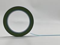 China Dark Blue Silicone PET Adhesive Tape 180℃ Heat Resistant For LCD Protection Masking for sale