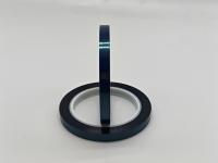 China 50-60 Micron Dark Blue Silicone PET Tape 180C Heat Resistant For LCD Protection Masking for sale