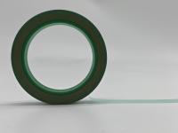 China 45-55um Green Silicone PET Tape 180C Heat Resistant For LCD Protection High Temp Masking for sale