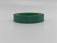 China 45-55um Green Silicone PET Tape 180C Heat Resistant For LCD Protection High Temp Masking for sale