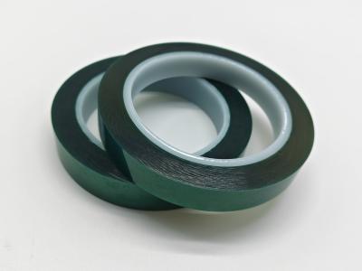 China Green PET Silicone Heat Resistant Tape for sale