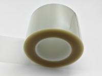 China High-Heat Transparent PET Silicone Tape for sale