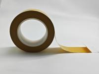 China 50μm Yellow PET Double Sided Tape for sale