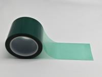 China 130μm Heat Resistant Green PET Tape for Automotive Industry for sale