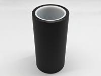 China 100μm Matte Black Single Sided Tape for Automotive Electronics Industry for sale