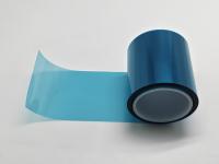 China 50μm Heat Resistant Blue Lamination PET Tape for LCD Panels  Process Protection for sale