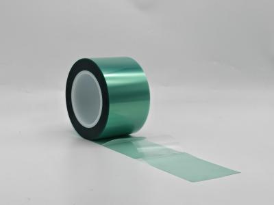 China 55μm Heat Resistant Green Lamination PET Tape for LCD Panels  Process Protection for sale